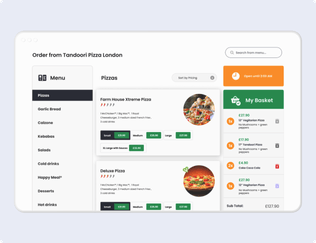 Digitalize menu with our menu management system in no time