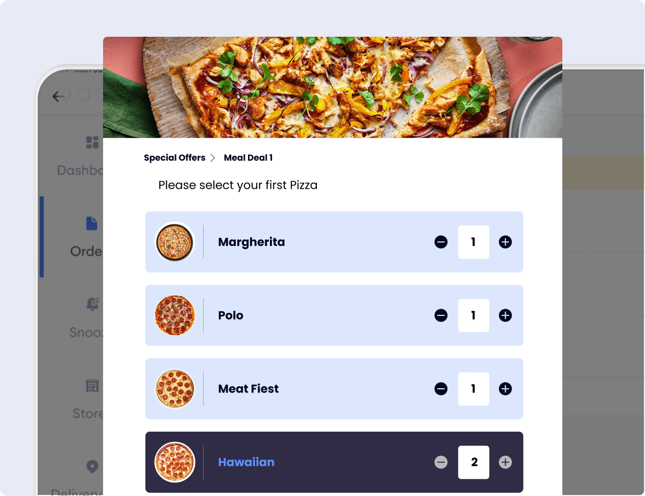 Digitalize menu with our menu management system in no time