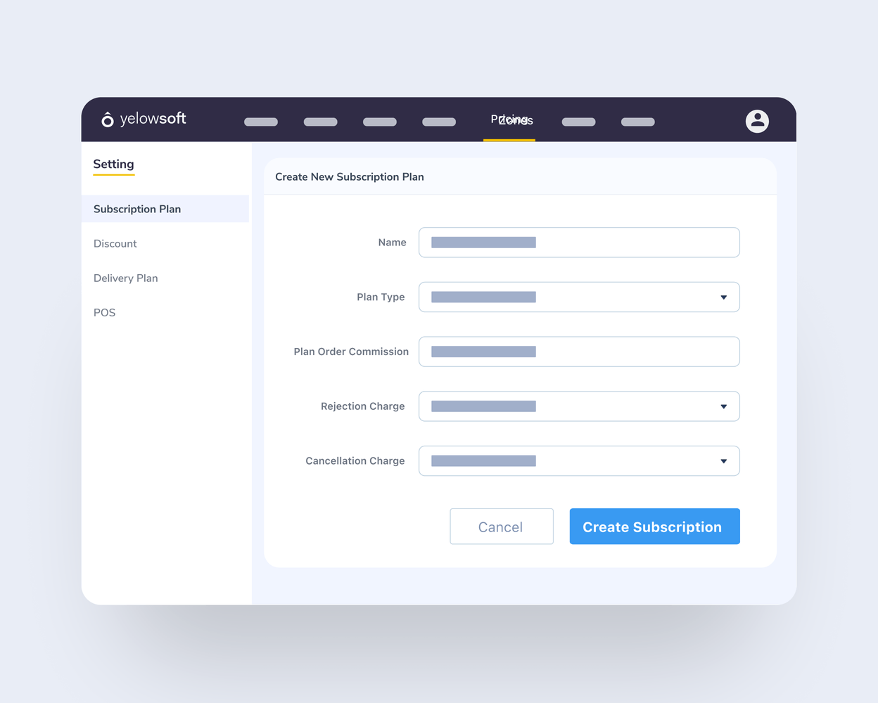 YelowXpress admin panel to manage business from a one screen
